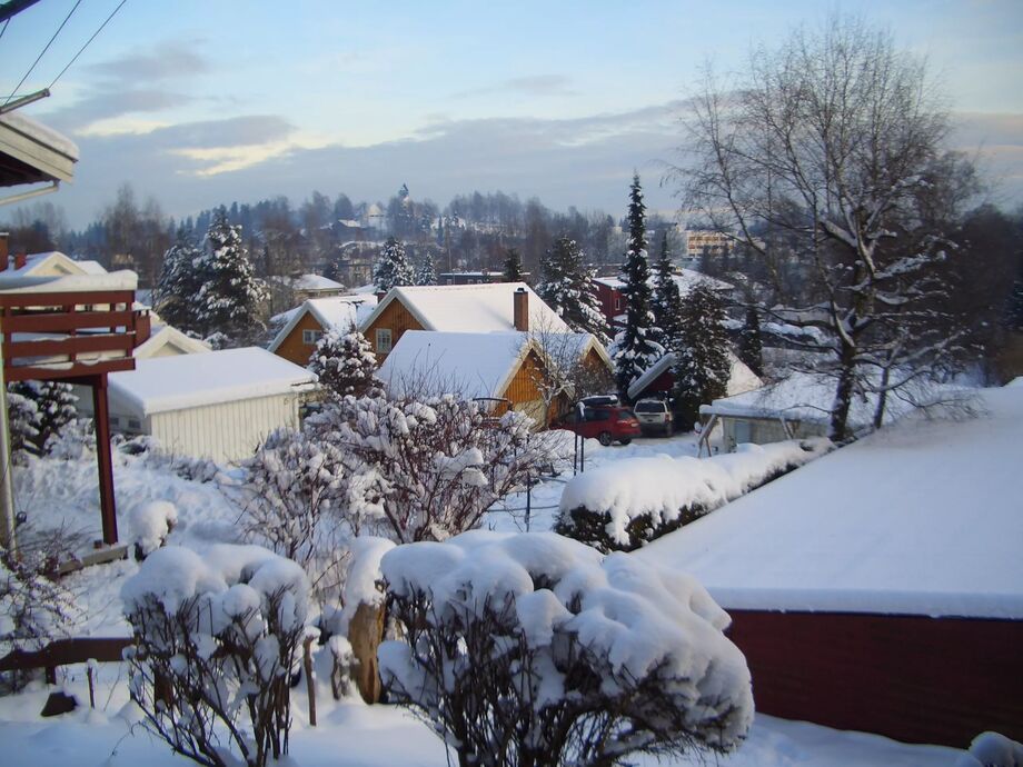 Utsikt fra vårt gjesterom på Billingstad - Rave - Reiseguiden