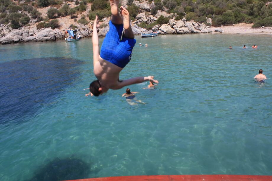 Badbåt - Bodrum, Bodrum-halvøya, Tyrkia - Vendelas - Reiseguiden